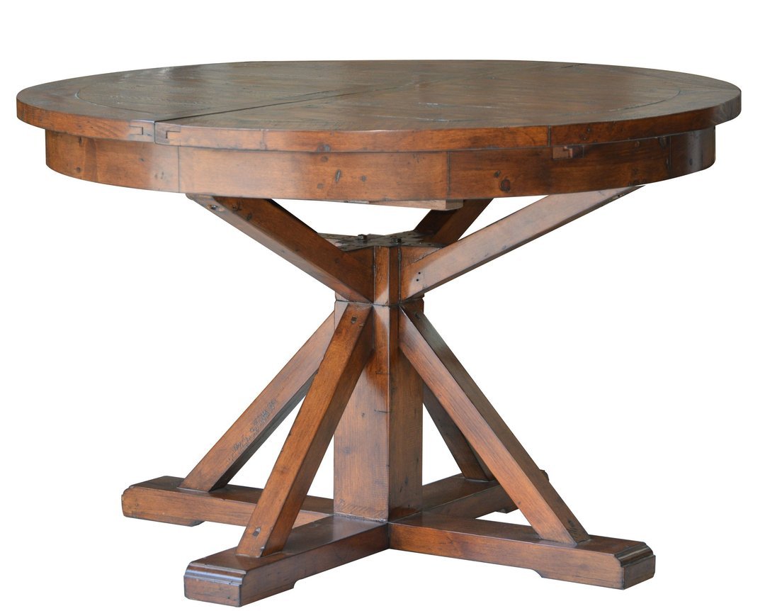 Irish Coast Round 47/63" Extension Dining Table - African Dusk - Metro ...