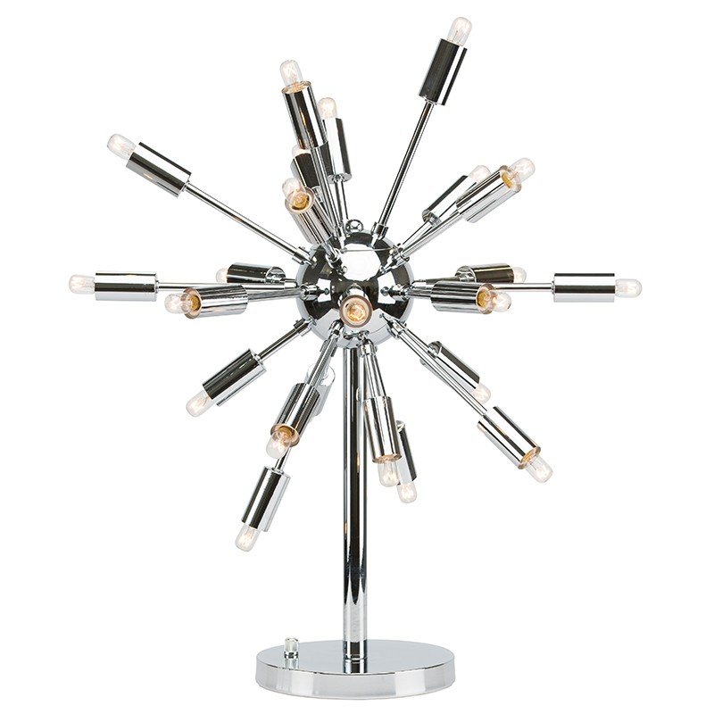 SPUTNIK TABLE LIGHT SILVER - Metro Element