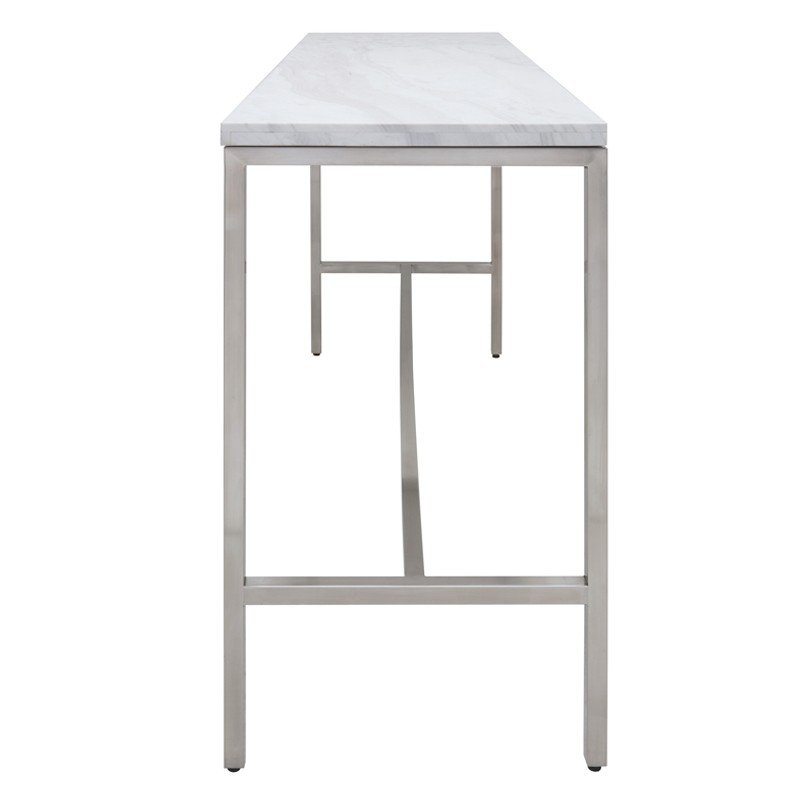 VERONA BAR TABLE WHITE - Metro Element