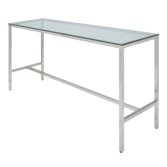 VERONA BAR TABLE SILVER - Metro Element