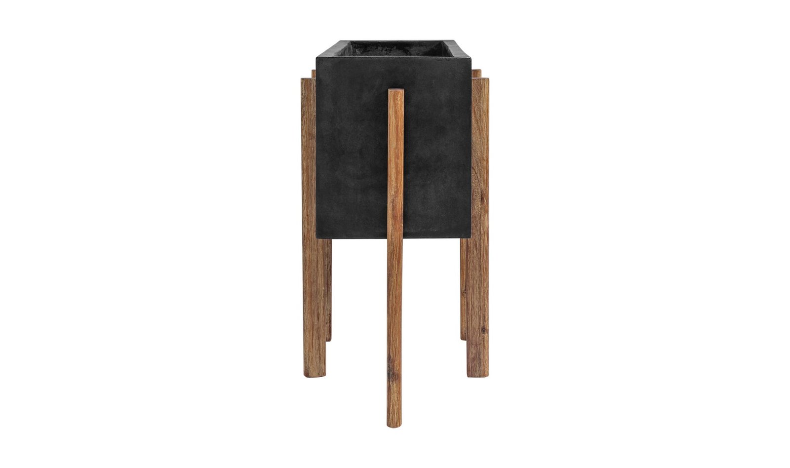 ATLANTIC RECTANGLE PLANTER GREY - Metro Element