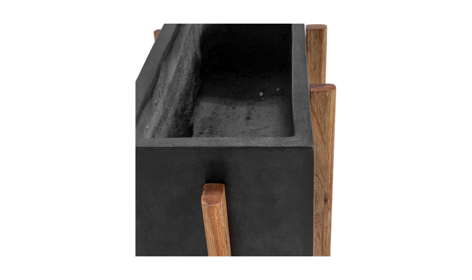 ATLANTIC RECTANGLE PLANTER GREY - Metro Element