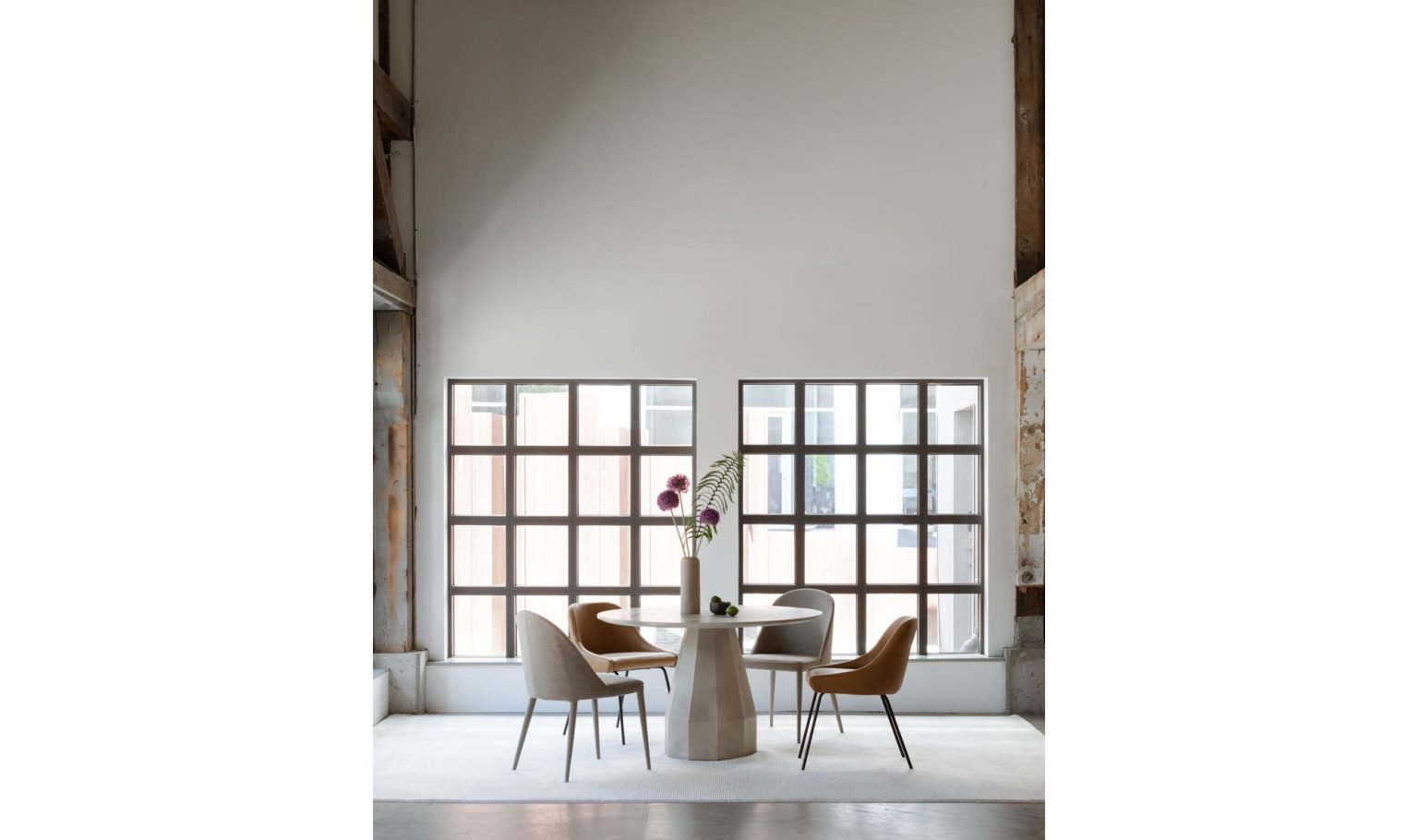 TEMPLO OUTDOOR DINING TABLE WHITE - Metro Element