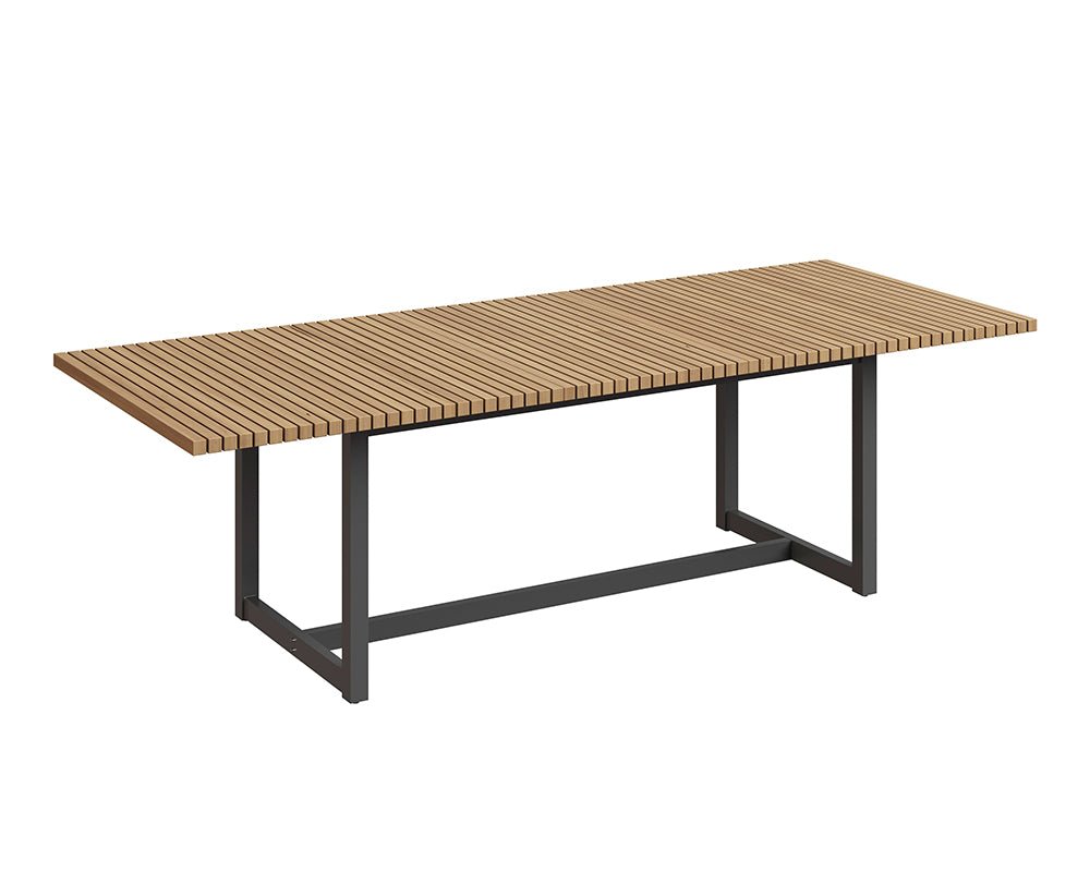 Geneve Extension Dining Table - 83" - 107" Natural - Metro Element