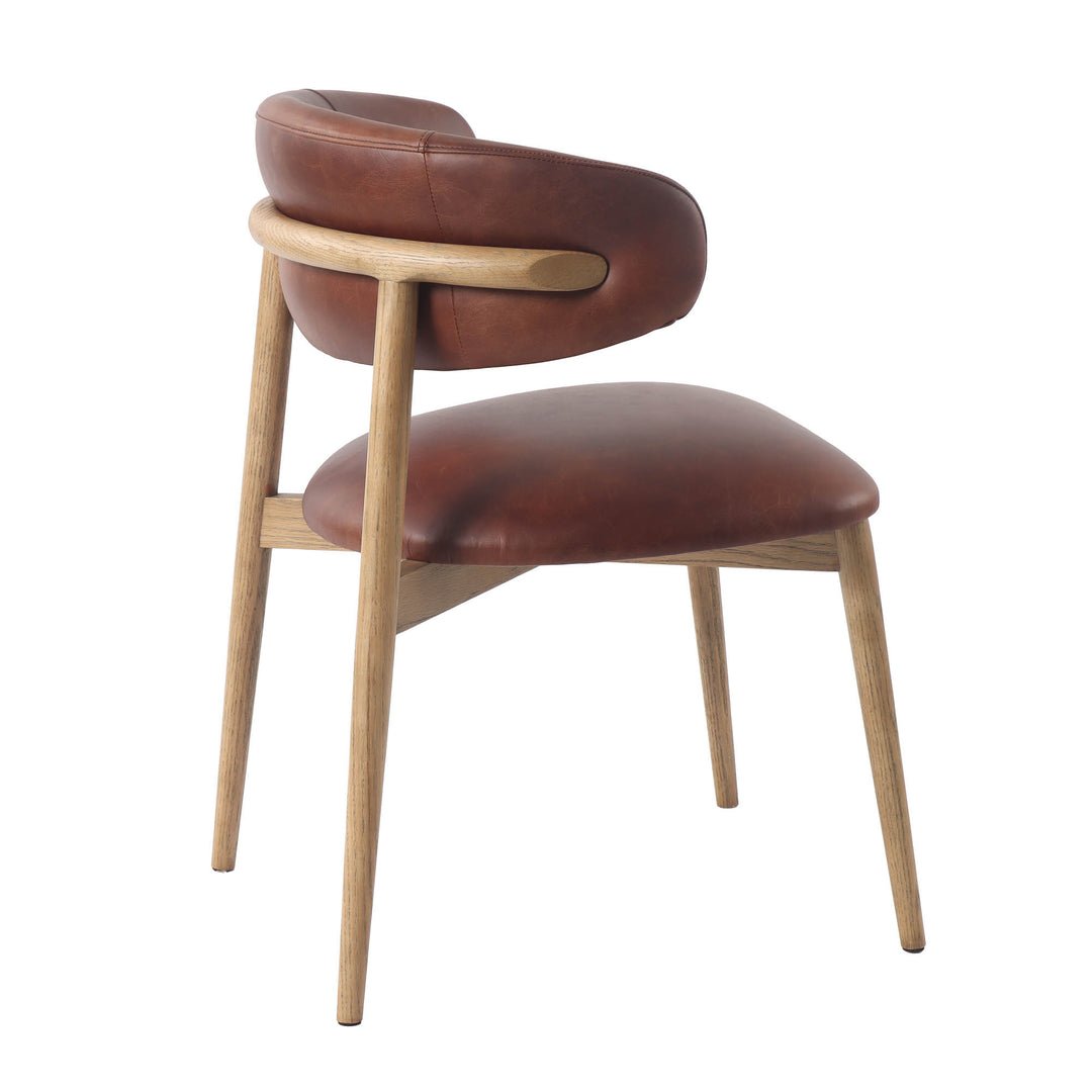 Milo Dining Chair - Tobacco - Metro Element