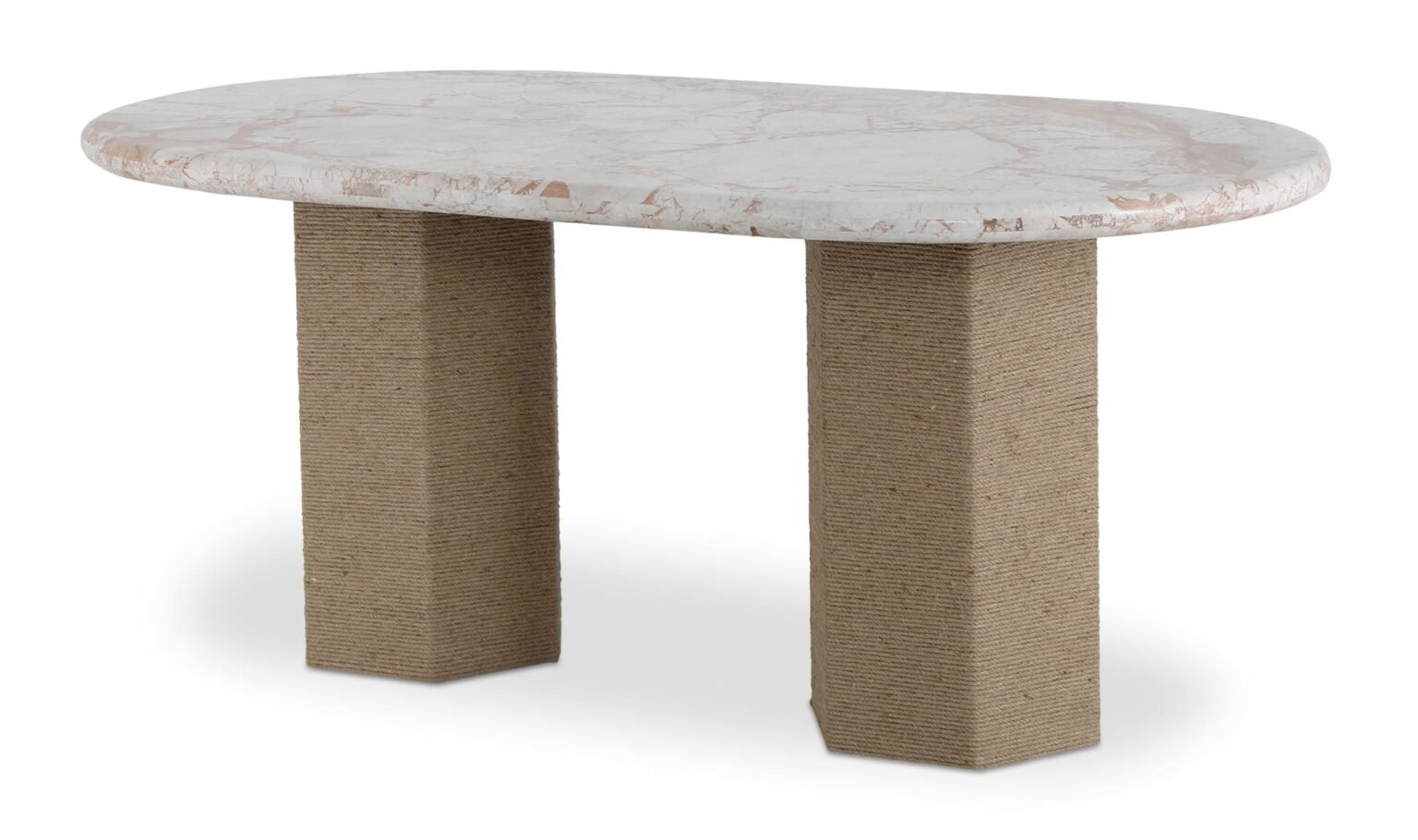 SARTORIA DINING TABLE BRECCIA MARBLE - Metro Element