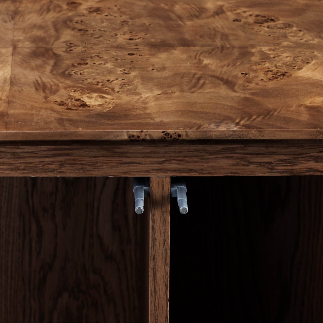 Mappa 3 Door Sideboard - Dark Burl - Metro Element