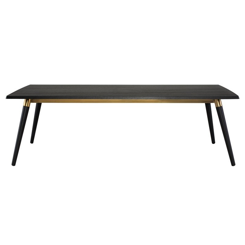 SCHOLAR DINING TABLE ONYX - Metro Element