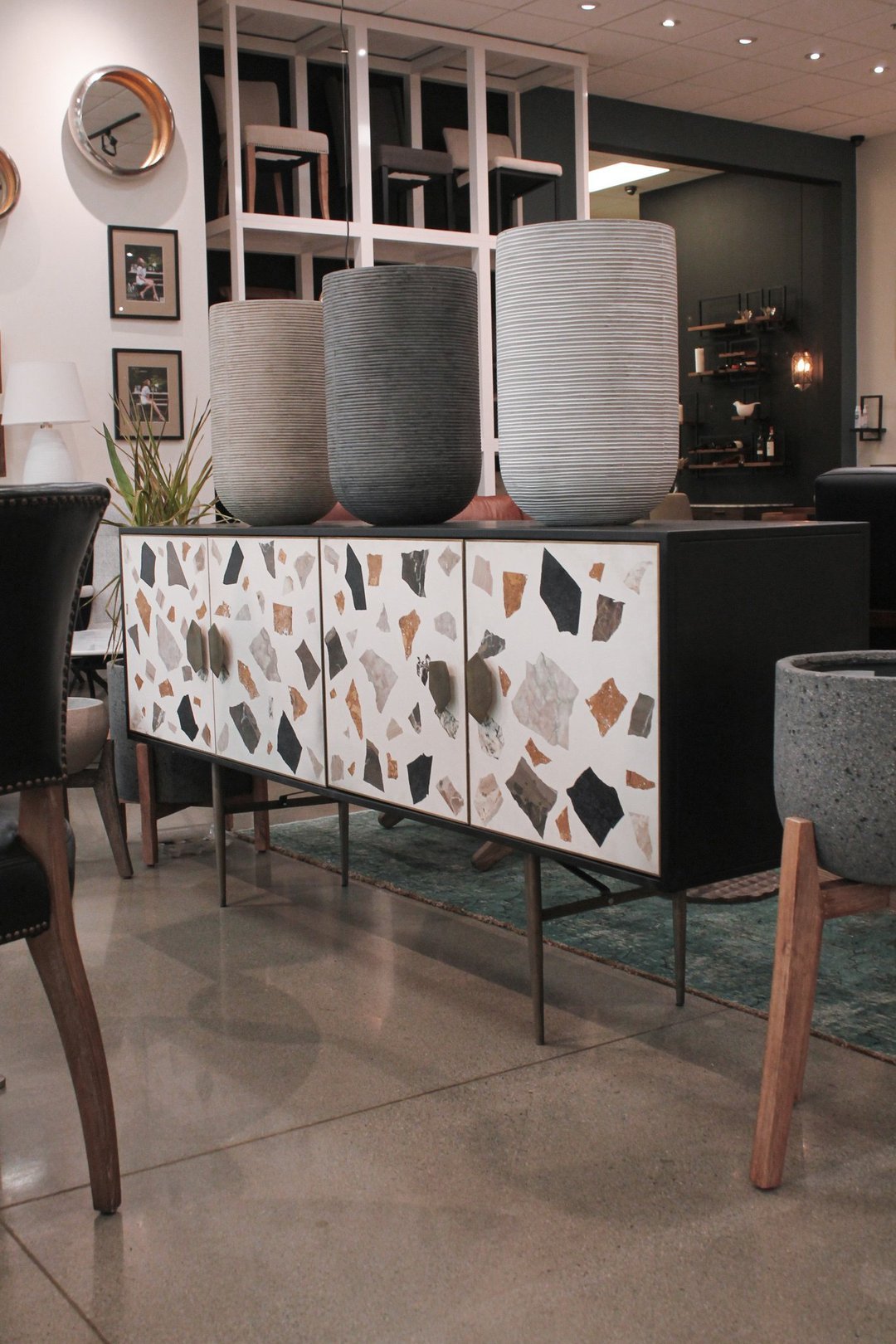 Terrazzo Sideboard - White Mosaic - Metro Element
